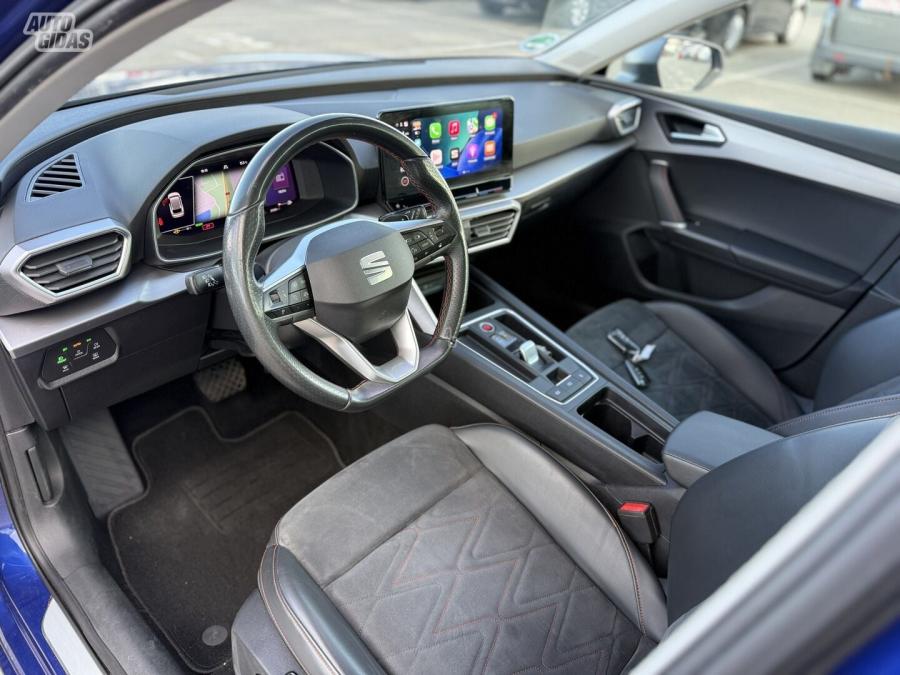 Blue SEAT Leon 2022 in Vilnius, with an engine capacity of 1.40 L and mileage of 213 thousand km for 13999 €, photo 16 on AUTOMOTO.COM.LV