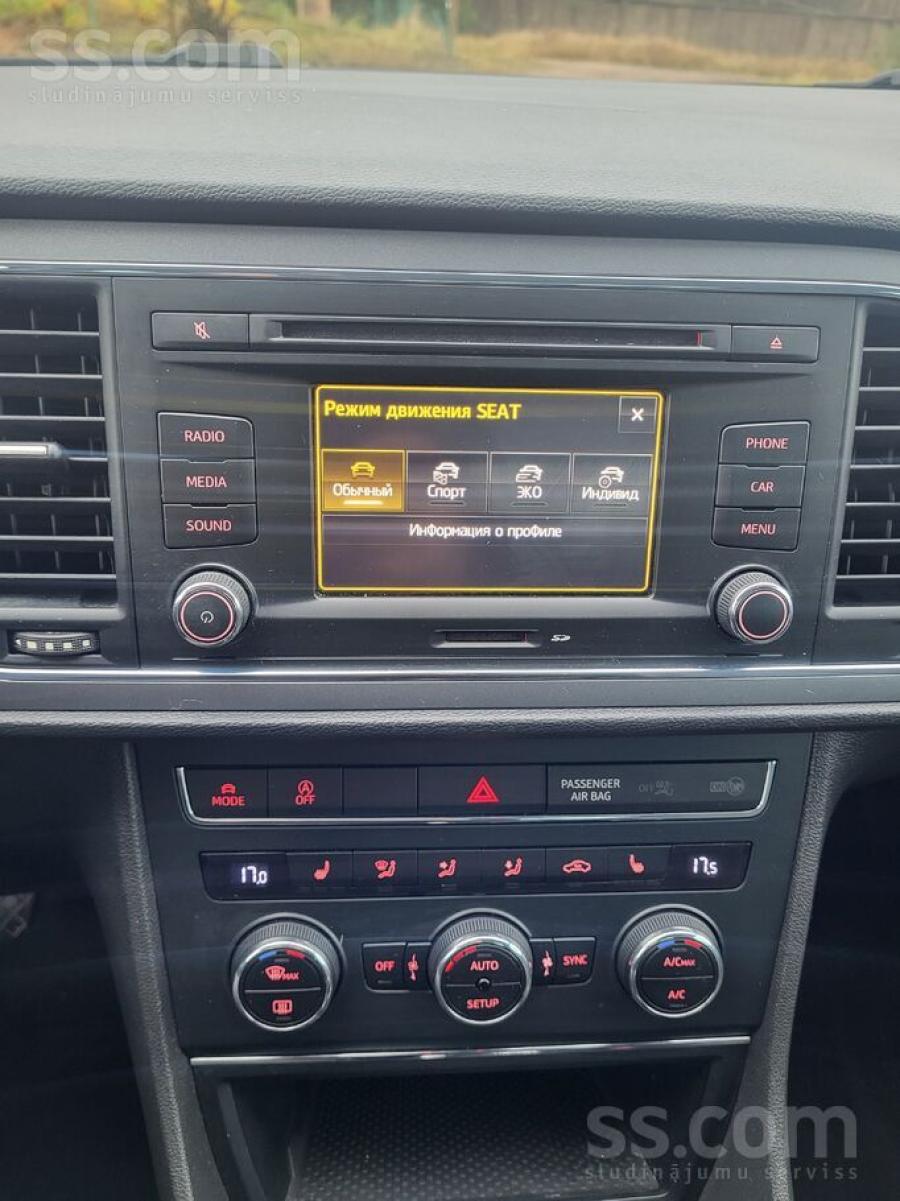 Brūns SEAT Leon 2014 Daugavpils, ar dzinēja tilpumu 2.00 L un nobraukumu 183 tūkst. km par 6500 €, foto 10 vietnē AUTOMOTO.COM.LV