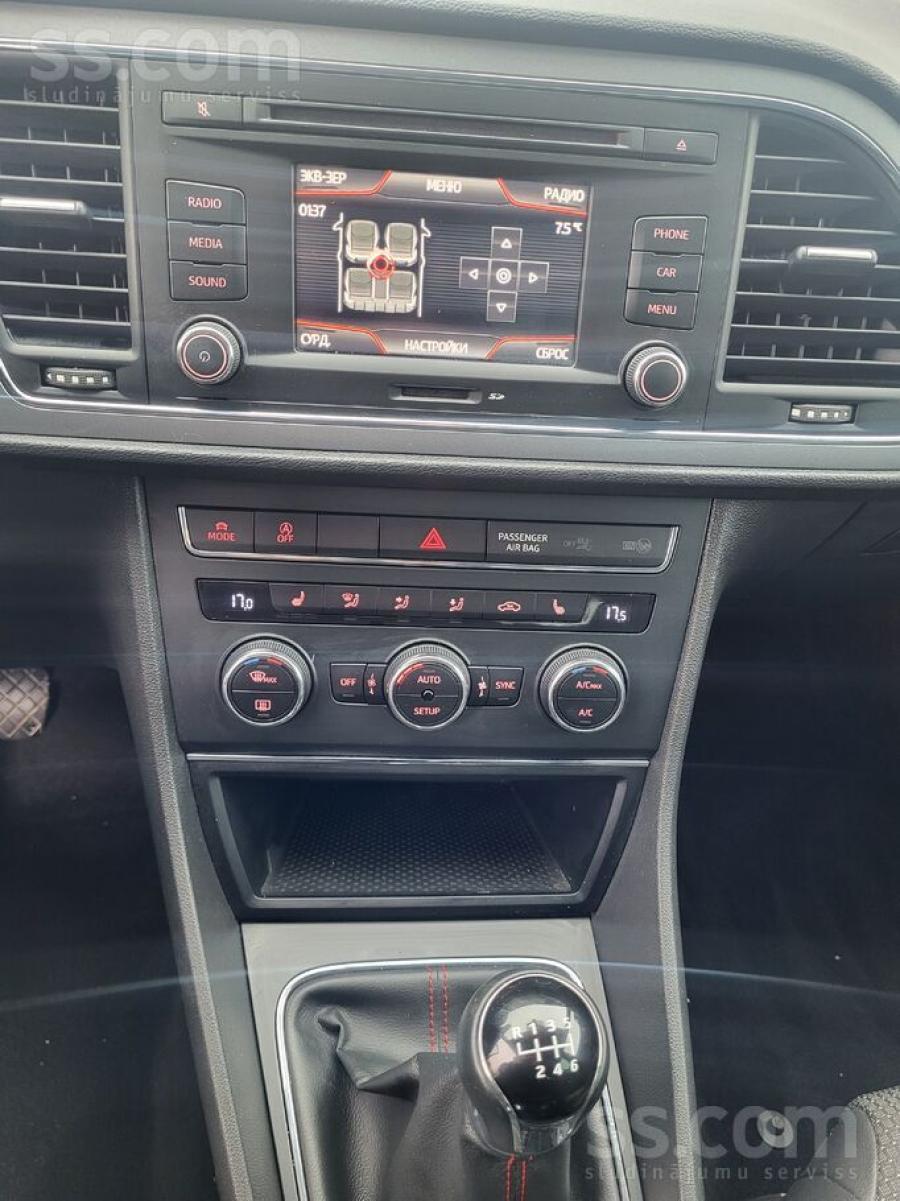 Brūns SEAT Leon 2014 Daugavpils, ar dzinēja tilpumu 2.00 L un nobraukumu 183 tūkst. km par 6500 €, foto 11 vietnē AUTOMOTO.COM.LV