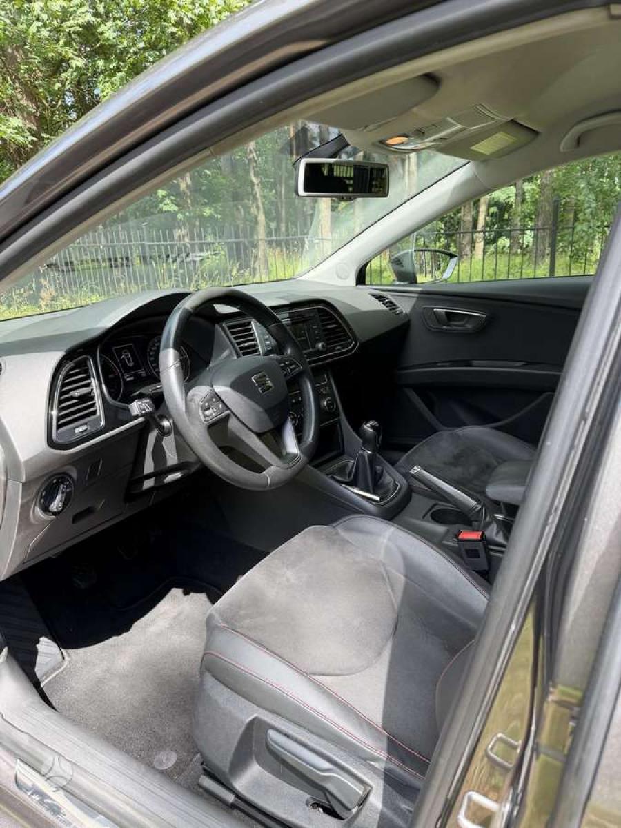 Brūns SEAT Leon 2014 Viļņa, ar dzinēja tilpumu 1.60 L un nobraukumu 181 tūkst. km par 6300 €, foto 13 vietnē AUTOMOTO.COM.LV
