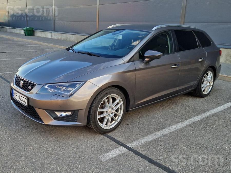 Brown SEAT Leon 2014 in Riga, with an engine capacity of 2.00 L and mileage of 230 thousand km for 8500 €, photo 3 on AUTOMOTO.COM.LV