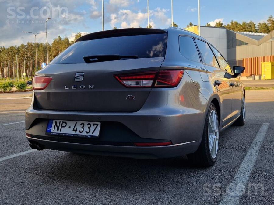 Brown SEAT Leon 2014 in Riga, with an engine capacity of 2.00 L and mileage of 230 thousand km for 8500 €, photo 7 on AUTOMOTO.COM.LV