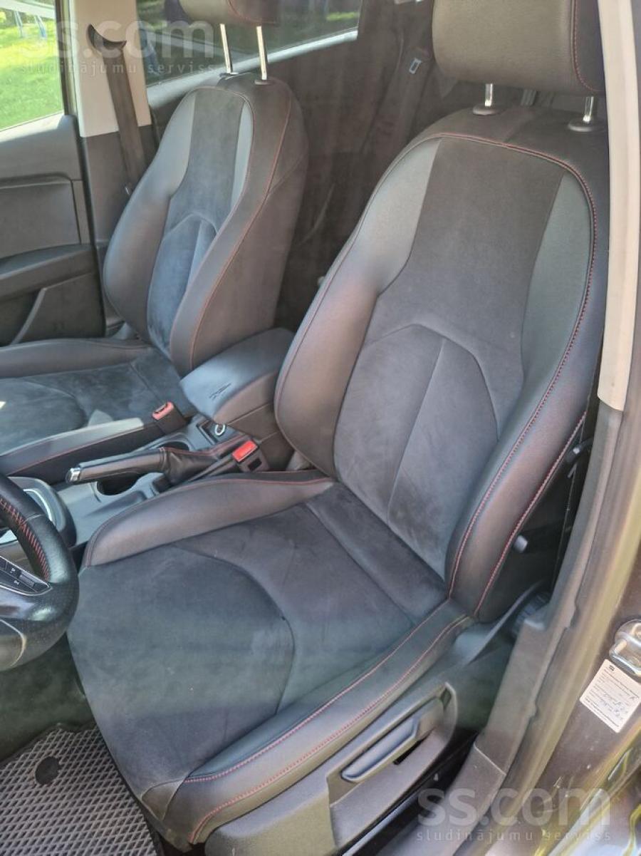 Brown SEAT Leon 2014 in Riga, with an engine capacity of 2.00 L and mileage of 230 thousand km for 8500 €, photo 8 on AUTOMOTO.COM.LV
