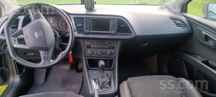 Brown SEAT Leon 2014 in Riga, with an engine capacity of 2.00 L and mileage of 230 thousand km for 8500 €, photo 10 on AUTOMOTO.COM.LV