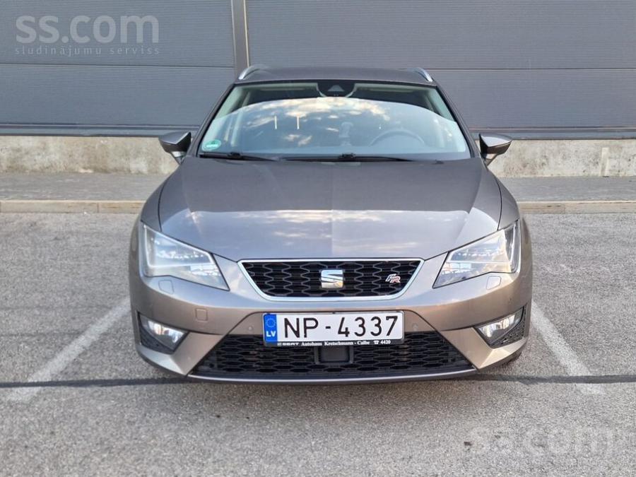 Brown SEAT Leon 2014 in Riga, with an engine capacity of 2.00 L and mileage of 230 thousand km for 8500 €, photo 12 on AUTOMOTO.COM.LV