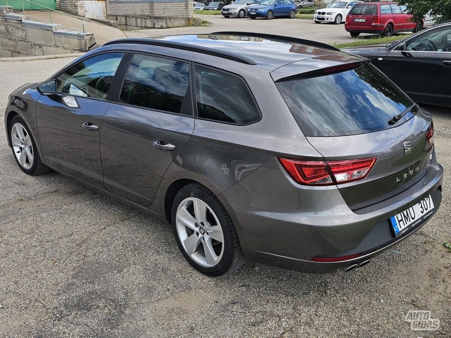 Brown SEAT Leon 2014 in Kaunas, with an engine capacity of 2.00 L and mileage of 148 thousand km for 7500 €, photo 4 on AUTOMOTO.COM.LV