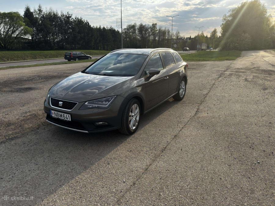 Brown SEAT Leon 2014 in Utena, with an engine capacity of 2.00 L and mileage of 258 thousand km for 6800 €, photo 1 on AUTOMOTO.COM.LV