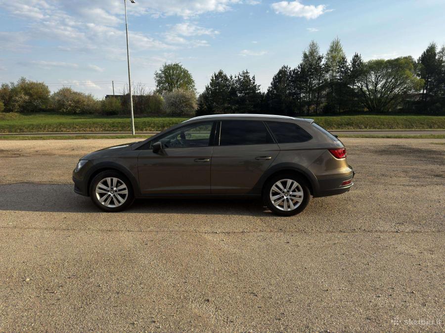 Brown SEAT Leon 2014 in Utena, with an engine capacity of 2.00 L and mileage of 258 thousand km for 6800 €, photo 6 on AUTOMOTO.COM.LV