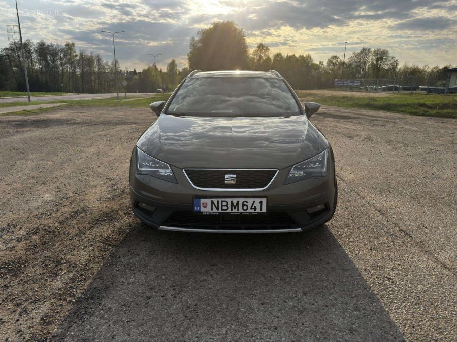 Brown SEAT Leon 2014 in Utena, with an engine capacity of 2.00 L and mileage of 258 thousand km for 6800 €, photo 9 on AUTOMOTO.COM.LV