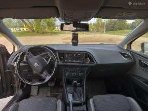 Brown SEAT Leon 2014 in Utena, with an engine capacity of 2.00 L and mileage of 258 thousand km for 6800 €, photo 10 on AUTOMOTO.COM.LV