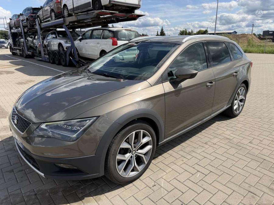 Brown SEAT Leon 2014 in Taurage, with an engine capacity of 1.97 L and mileage of 247 thousand km for 6700 €, photo 4 on AUTOMOTO.COM.LV