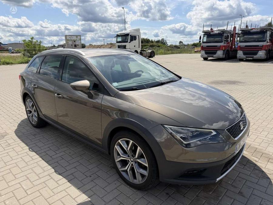 Brown SEAT Leon 2014 in Taurage, with an engine capacity of 1.97 L and mileage of 247 thousand km for 6700 €, photo 7 on AUTOMOTO.COM.LV