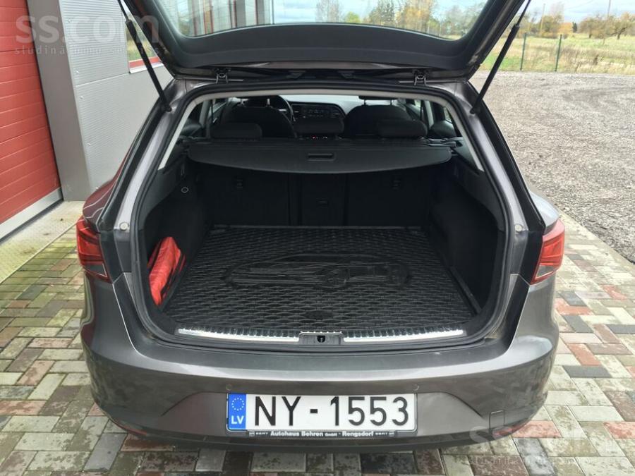Brown SEAT Leon 2015 in Talsi, with an engine capacity of 1.60 L and mileage of 0 thousand km for 7500 €, photo 11 on AUTOMOTO.COM.LV