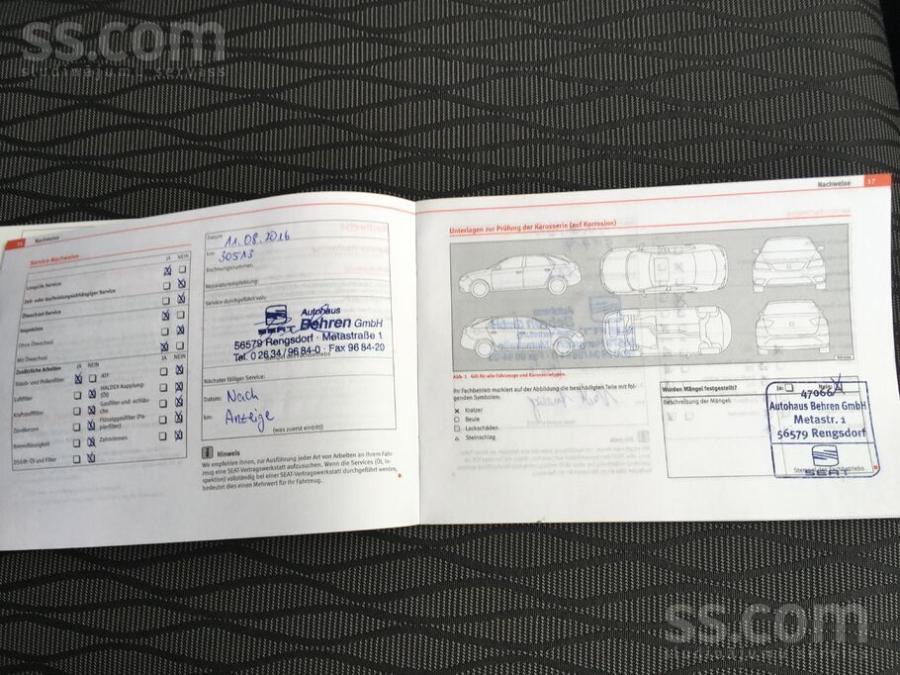 Brūns SEAT Leon 2015 Talsi, ar dzinēja tilpumu 1.60 L un nobraukumu 0 tūkst. km par 7500 €, foto 19 vietnē AUTOMOTO.COM.LV