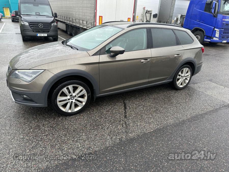 Brown SEAT Leon 2015 in Tartu, with an engine capacity of 2.00 L and mileage of 231 thousand km for 6500 €, photo 3 on AUTOMOTO.COM.LV