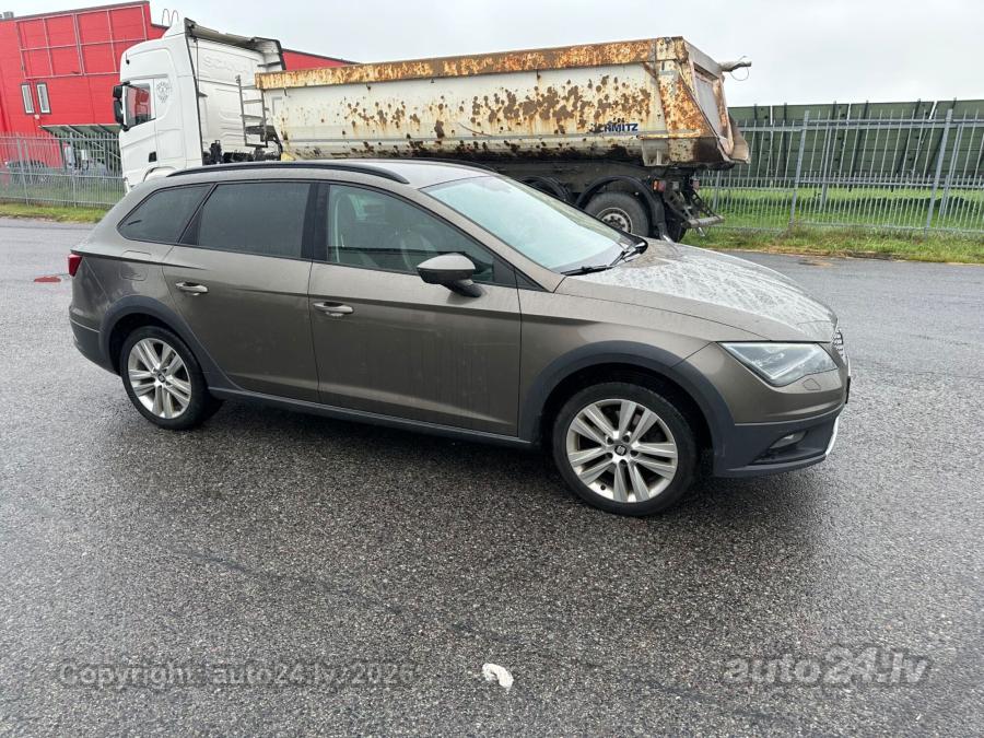 Brown SEAT Leon 2015 in Tartu, with an engine capacity of 2.00 L and mileage of 231 thousand km for 6500 €, photo 4 on AUTOMOTO.COM.LV