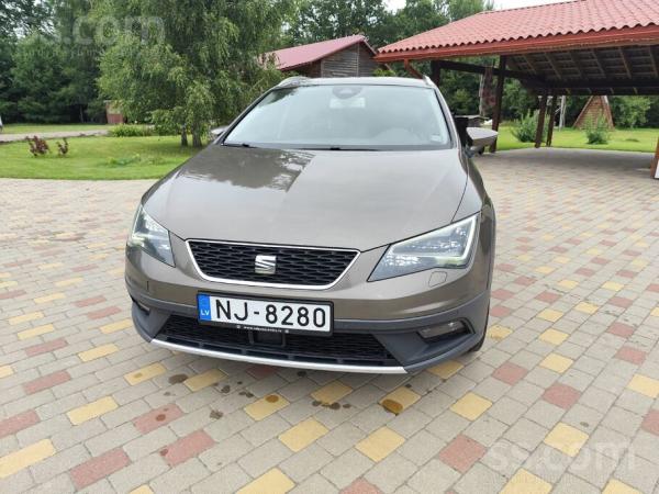 SEAT Leon 2015 in Saldus on AUTOMOTO.COM.LV Brown SEAT Leon 2015 in Saldus, with an engine capacity of 2.00 L and mileage of 270 thousand km for 8400 €, photo 1 on AUTOMOTO.COM.LV