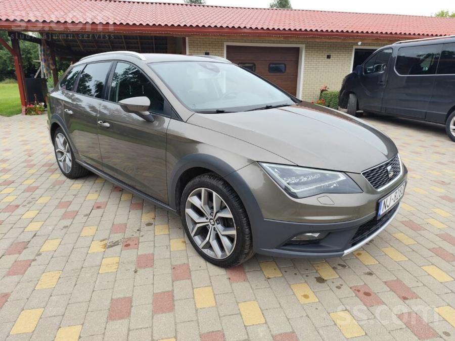 Brūns SEAT Leon 2015 Saldus, ar dzinēja tilpumu 2.00 L un nobraukumu 270 tūkst. km par 8400 €, foto 3 vietnē AUTOMOTO.COM.LV