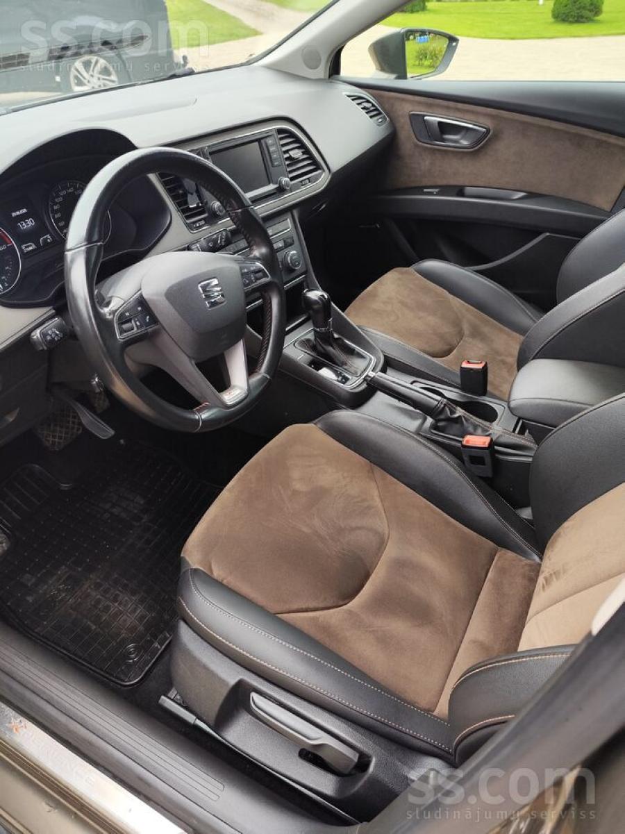 Brūns SEAT Leon 2015 Saldus, ar dzinēja tilpumu 2.00 L un nobraukumu 270 tūkst. km par 8400 €, foto 11 vietnē AUTOMOTO.COM.LV