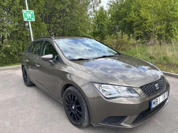 Brown SEAT Leon 2016 in Vilnius, with an engine capacity of 1.00 L and mileage of 117 thousand km for 5900 €, photo 2 on AUTOMOTO.COM.LV