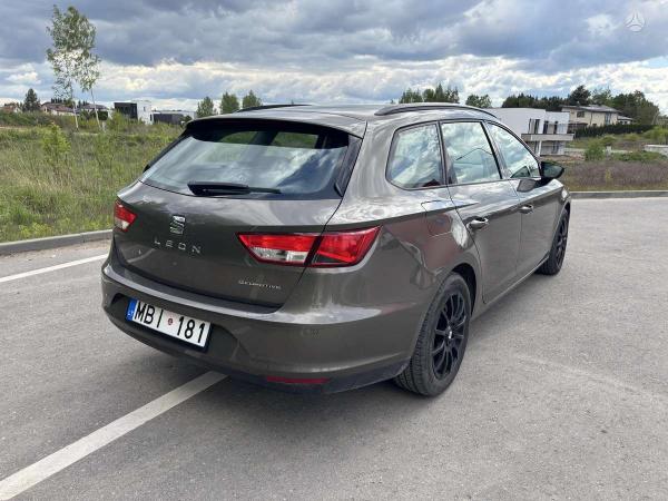 Brown SEAT Leon 2016 in Vilnius, with an engine capacity of 1.00 L and mileage of 117 thousand km for 5900 €, photo 3 on AUTOMOTO.COM.LV