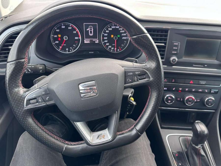 Brown SEAT Leon 2016 in Vilnius, with an engine capacity of 1.40 L and mileage of 287 thousand km for 5750 €, photo 12 on AUTOMOTO.COM.LV