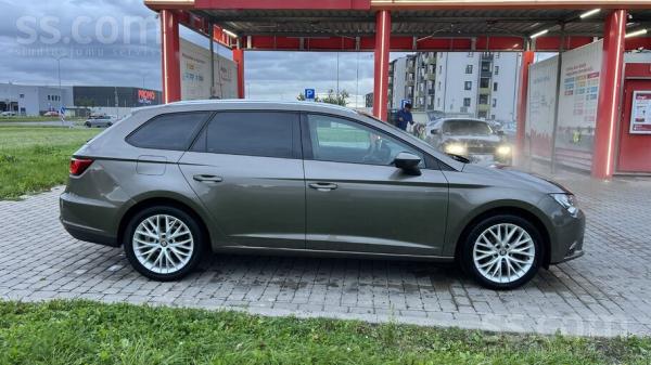 Brown SEAT Leon 2016 in Riga, with an engine capacity of 2.00 L and mileage of 177 thousand km for 8750 €, photo 6 on AUTOMOTO.COM.LV