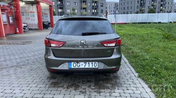 Brown SEAT Leon 2016 in Riga, with an engine capacity of 2.00 L and mileage of 177 thousand km for 8750 €, photo 8 on AUTOMOTO.COM.LV