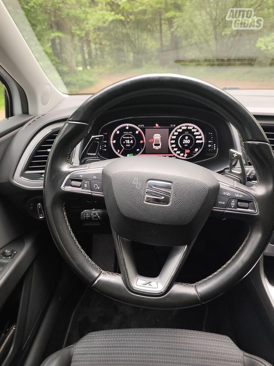 SEAT Leon 2019 Utena, ar dzinēja tilpumu 2.00 L un nobraukumu 240 tūkst. km par 10300 €, foto 20 vietnē AUTOMOTO.COM.LV