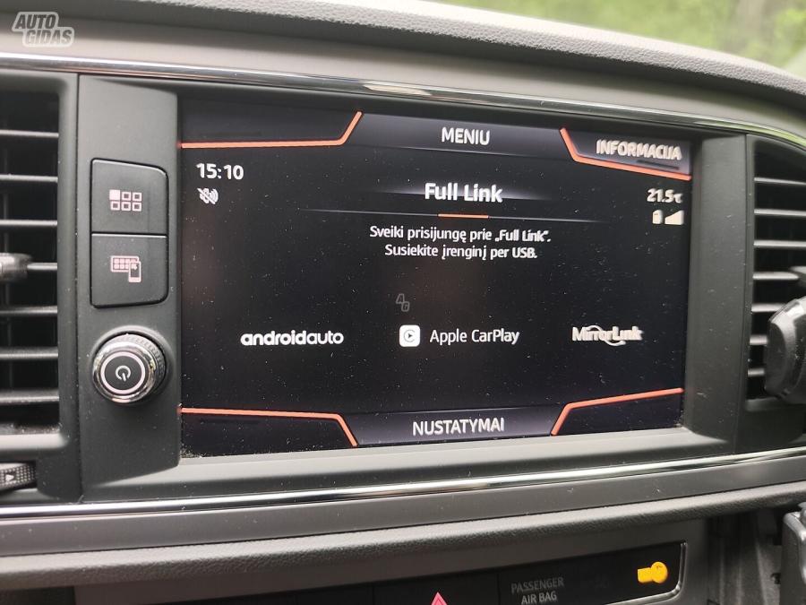 SEAT Leon 2019 Utena, ar dzinēja tilpumu 2.00 L un nobraukumu 240 tūkst. km par 10300 €, foto 22 vietnē AUTOMOTO.COM.LV