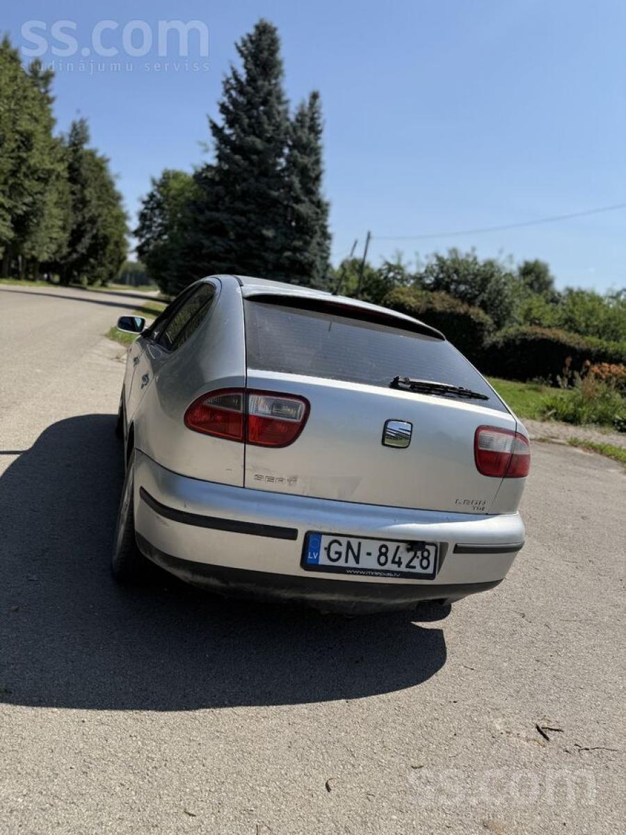 Grey SEAT Leon 2000 in Jelgava, with an engine capacity of 1.90 L and mileage of 433 thousand km for 1100 €, photo 5 on AUTOMOTO.COM.LV