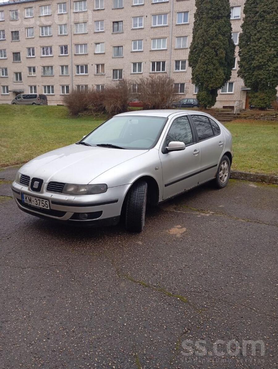 Pelēks SEAT Leon 2001 Cēsis, ar dzinēja tilpumu 1.90 L un nobraukumu 575 tūkst. km par 1500 €, foto 1 vietnē AUTOMOTO.COM.LV