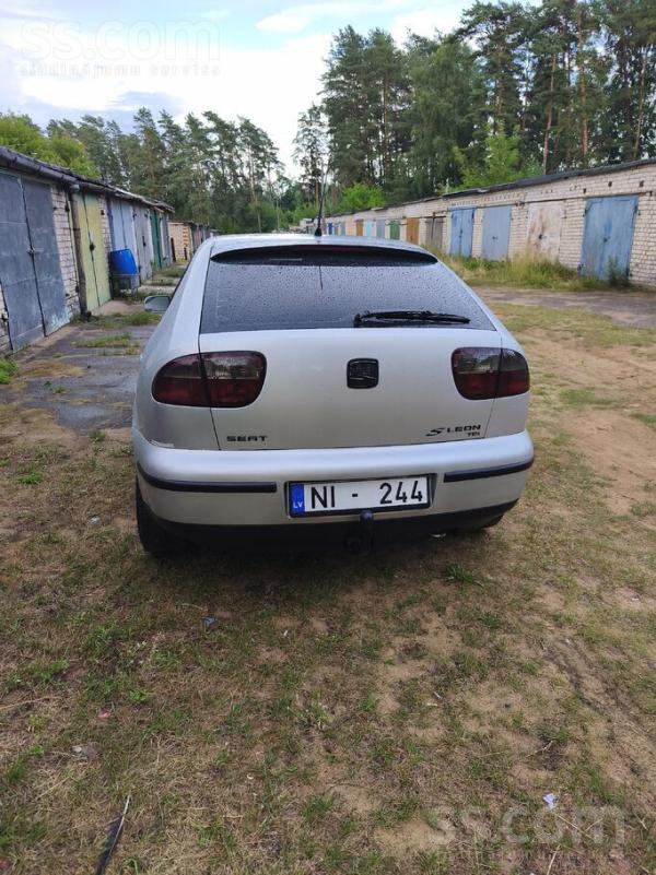 Grey SEAT Leon 2001 in Daugavpils, with an engine capacity of 1.90 L and mileage of 500 thousand km for 1650 €, photo 2 on AUTOMOTO.COM.LV