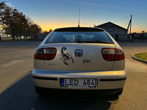 Grey SEAT Leon 2001 in Panevezys, with an engine capacity of 1.90 L and mileage of 0 thousand km for 555 €, photo 9 on AUTOMOTO.COM.LV