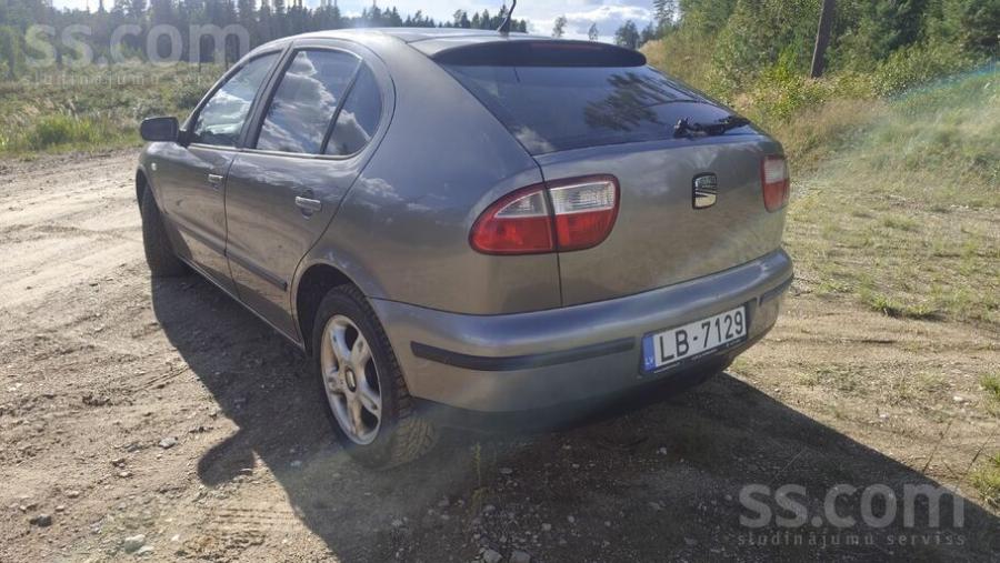 Grey SEAT Leon 2002 in Daugavpils, with an engine capacity of 1.90 L and mileage of 317 thousand km for 1300 €, photo 5 on AUTOMOTO.COM.LV