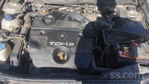 Grey SEAT Leon 2002 in Daugavpils, with an engine capacity of 1.90 L and mileage of 317 thousand km for 1300 €, photo 13 on AUTOMOTO.COM.LV