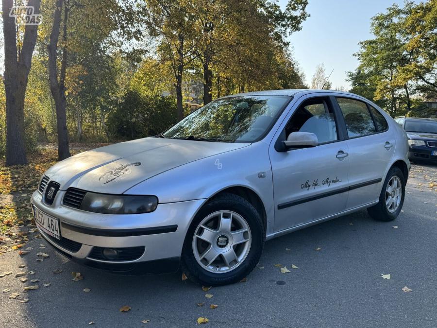Grey SEAT Leon 2002 in Panevezys, with an engine capacity of 1.90 L and mileage of 363 thousand km for 555 €, photo 1 on AUTOMOTO.COM.LV