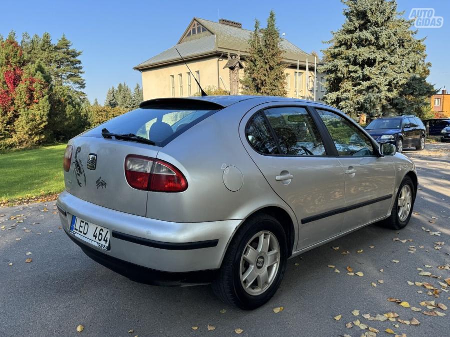 Grey SEAT Leon 2002 in Panevezys, with an engine capacity of 1.90 L and mileage of 363 thousand km for 555 €, photo 9 on AUTOMOTO.COM.LV