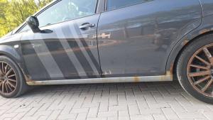 Grey SEAT Leon 2007 in Kaunas, with an engine capacity of 1.97 L and mileage of 463 thousand km for 1000 €, photo 9 on AUTOMOTO.COM.LV