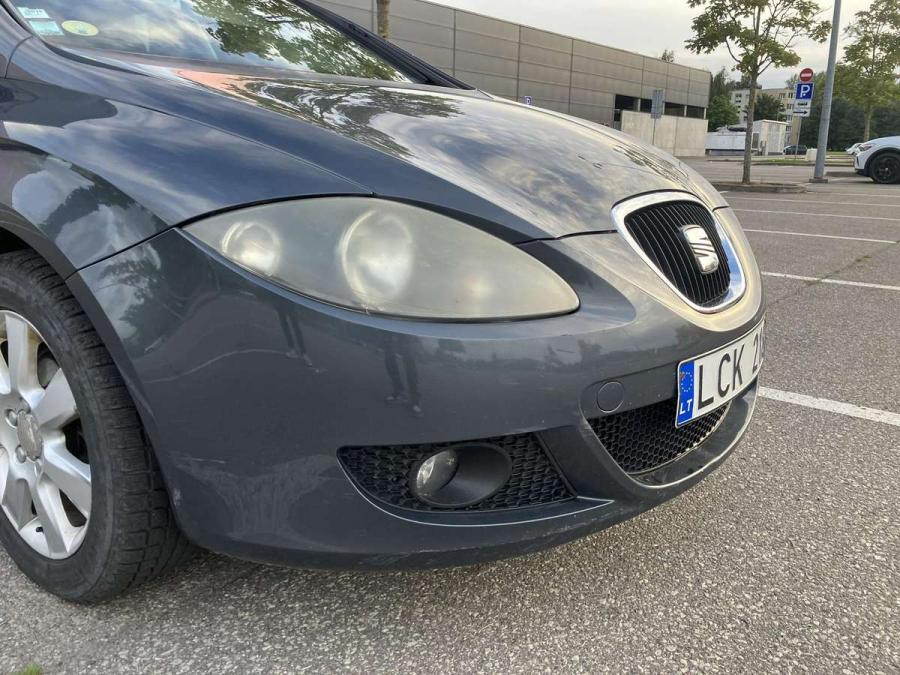 Grey SEAT Leon 2007 in Panevezys, with an engine capacity of 1.97 L and mileage of 342 thousand km for 2300 €, photo 12 on AUTOMOTO.COM.LV