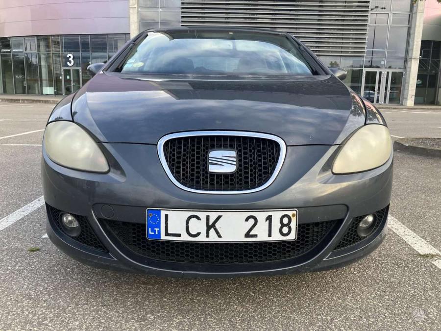 Grey SEAT Leon 2007 in Panevezys, with an engine capacity of 1.97 L and mileage of 342 thousand km for 2300 €, photo 13 on AUTOMOTO.COM.LV