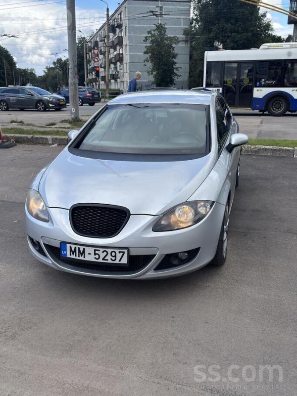Grey SEAT Leon 2008 in Riga, with an engine capacity of 1.90 L and mileage of 184 thousand km for 3000 €, photo 9 on AUTOMOTO.COM.LV