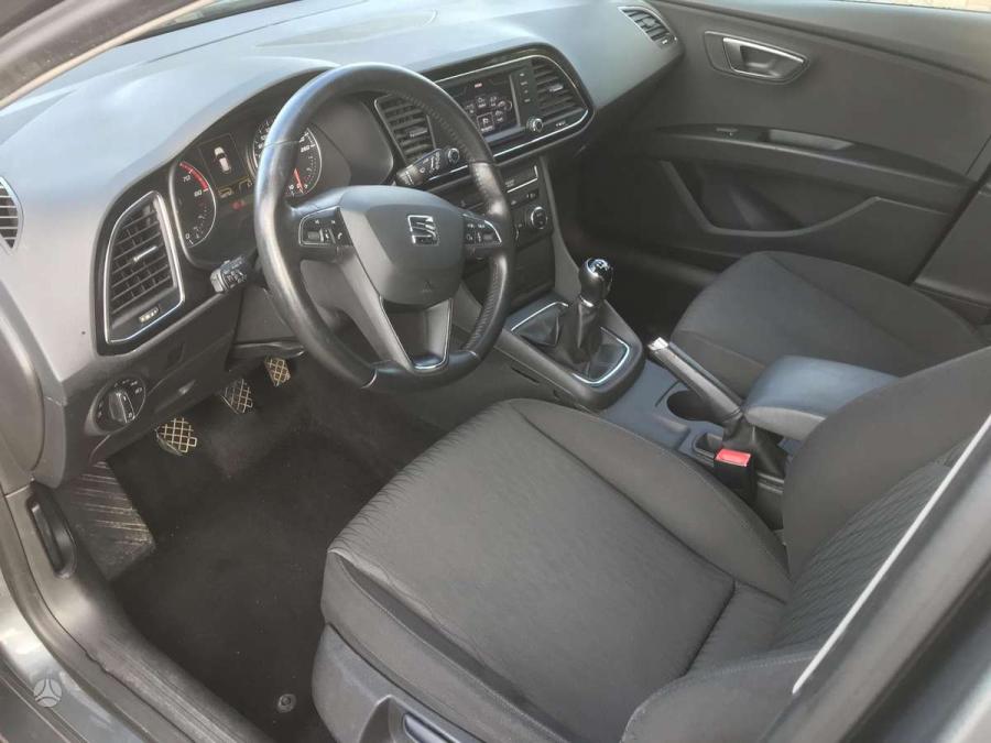 Pelēks SEAT Leon 2014 Šilutė, ar dzinēja tilpumu 1.40 L un nobraukumu 169 tūkst. km par 6450 €, foto 7 vietnē AUTOMOTO.COM.LV