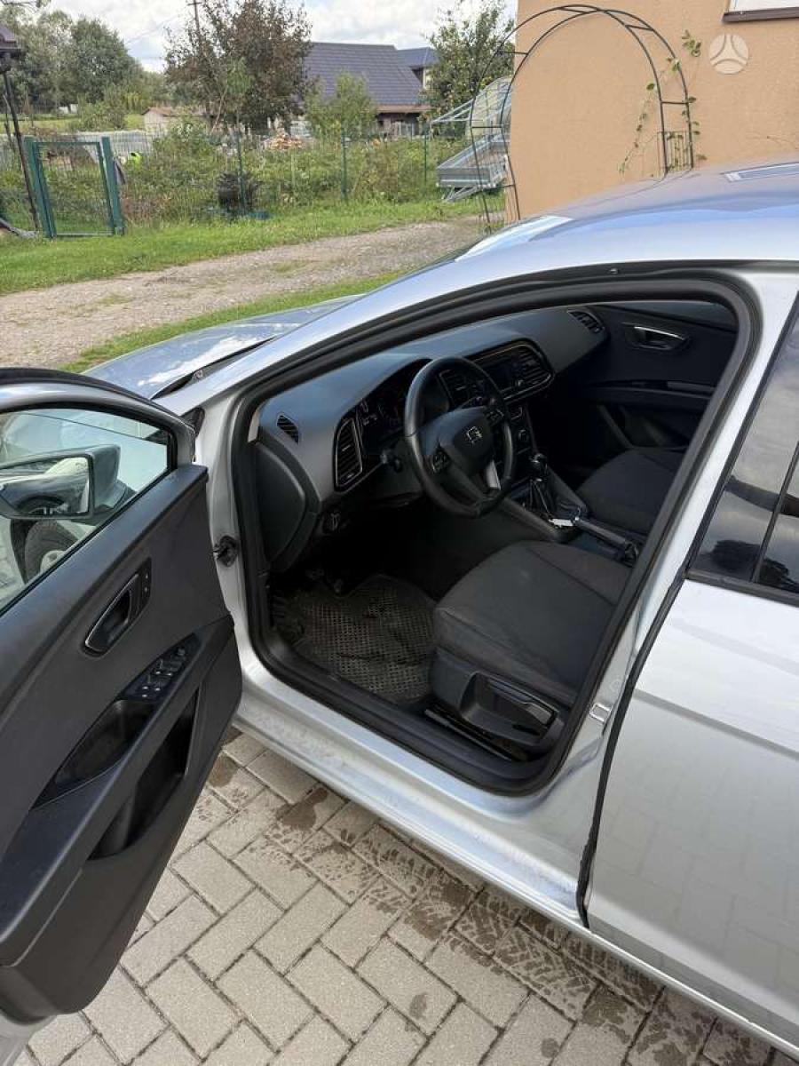 Pelēks SEAT Leon 2014 Viļņa, ar dzinēja tilpumu 1.60 L un nobraukumu 390 tūkst. km par 3500 €, foto 9 vietnē AUTOMOTO.COM.LV