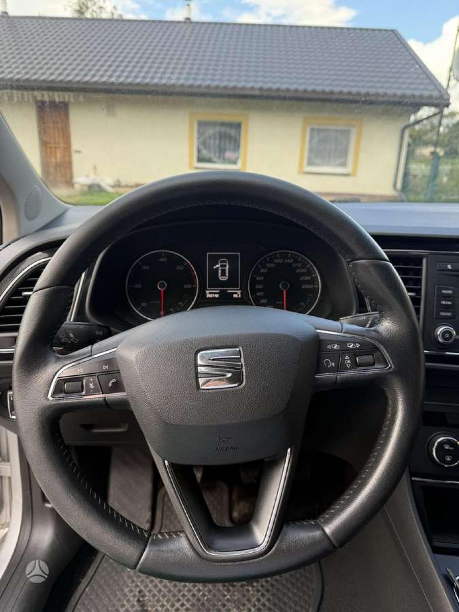 Pelēks SEAT Leon 2014 Viļņa, ar dzinēja tilpumu 1.60 L un nobraukumu 390 tūkst. km par 3500 €, foto 10 vietnē AUTOMOTO.COM.LV