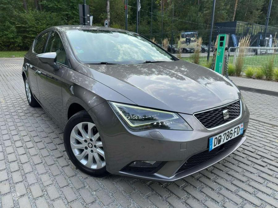 Grey SEAT Leon 2014 in Vilnius, with an engine capacity of 1.40 L and mileage of 272 thousand km for 5870 €, photo 13 on AUTOMOTO.COM.LV