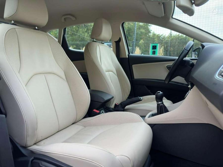 Grey SEAT Leon 2014 in Vilnius, with an engine capacity of 1.40 L and mileage of 272 thousand km for 5870 €, photo 29 on AUTOMOTO.COM.LV