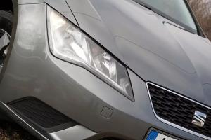 Grey SEAT Leon 2015 in Riga, with an engine capacity of 1.60 L and mileage of 208 thousand km for 8300 €, photo  on AUTOMOTO.COM.LV