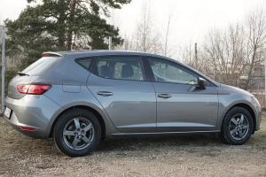 Grey SEAT Leon 2015 in Riga, with an engine capacity of 1.60 L and mileage of 208 thousand km for 8300 €, photo 13 on AUTOMOTO.COM.LV