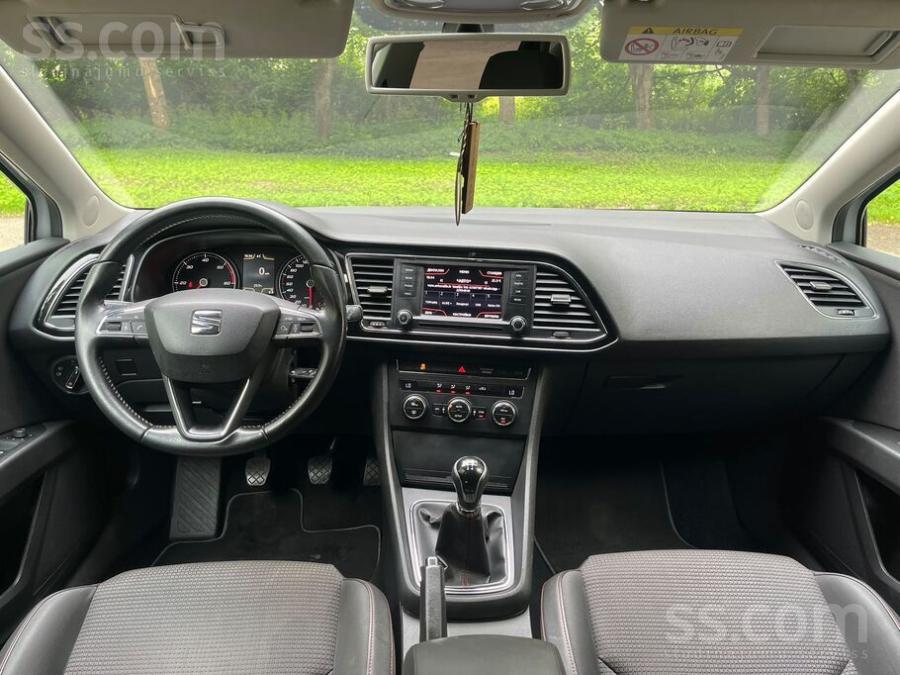 Grey SEAT Leon 2015 in Riga, with an engine capacity of 1.60 L and mileage of 0 thousand km for 7499 €, photo 11 on AUTOMOTO.COM.LV